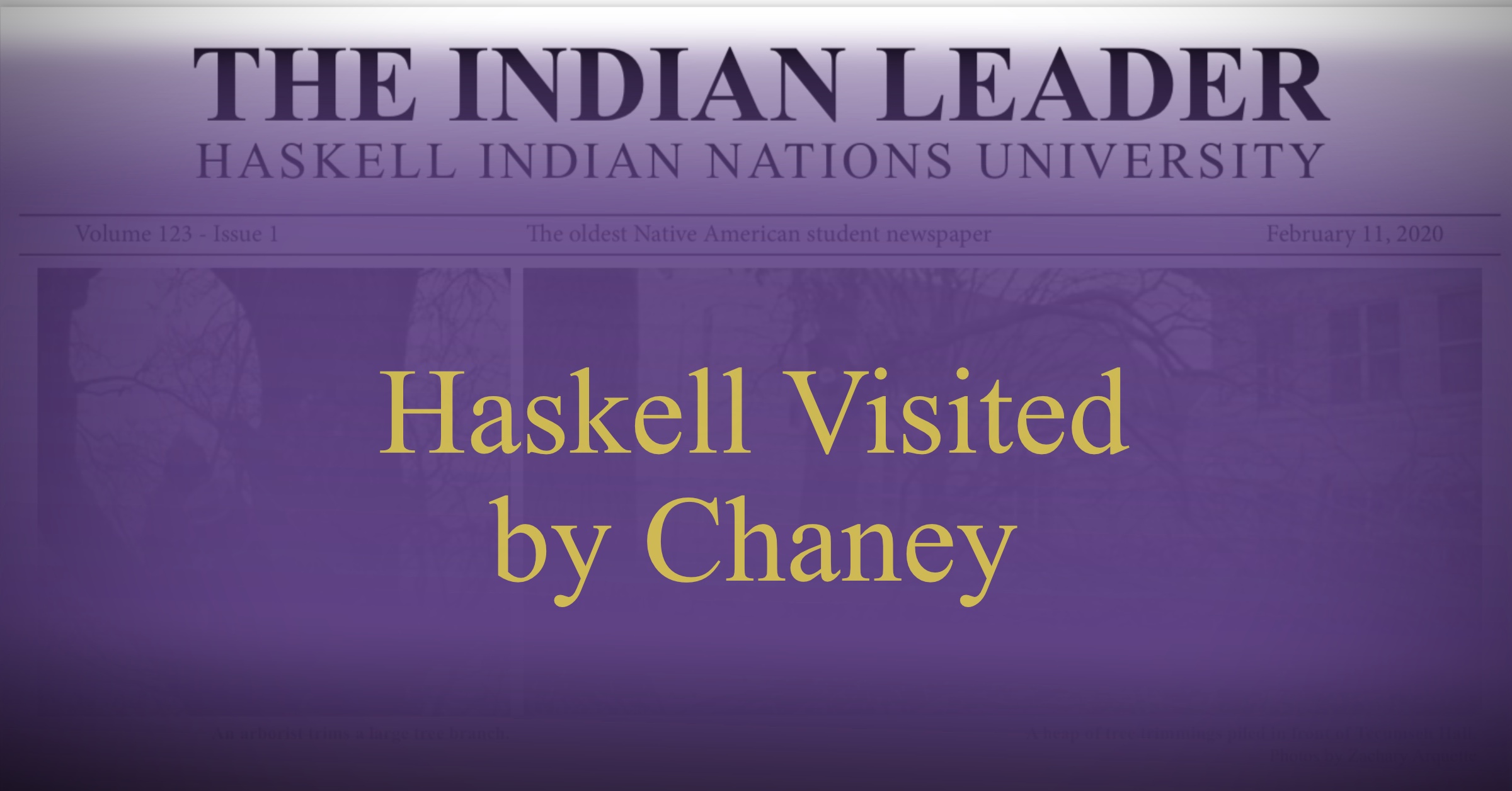 Haskell Visited by Chaney - The Indian Leader