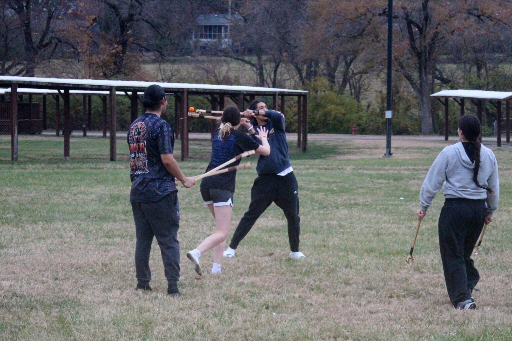 Stick Ball on Haskell Campus - The Indian Leader